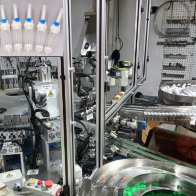 China Professional Customized Medical Product Assembly Machine For I.V. Drops With Fibre Optic Inspection And Solutions for sale