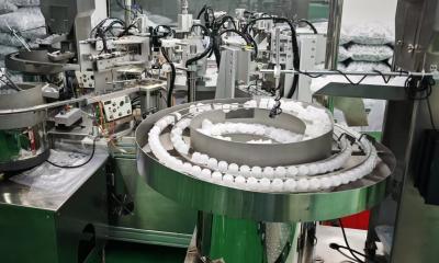 China Highly Euro Cap Assembly Machine For Plastic IV Infusion Caps High Precision And Stable Pressure ISO And GMP Compliant for sale