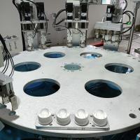China Stainless Steel Laundry Detergent Cap Automated Assembly Machine with PLC Control and 99% Qualified Rate for sale