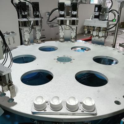 China Stainless Steel Laundry Detergent Cap Automated Assembly Machine with PLC Control and 99% Qualified Rate for sale