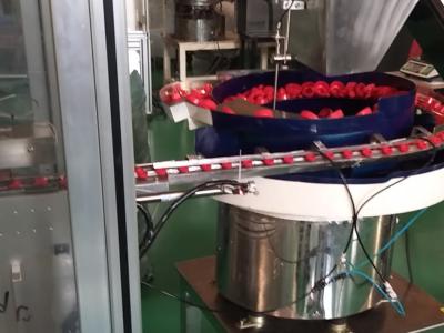 China Butterfly Cap Automated Assembly Machine Made Of Stainless Steel Vibrating Tray Way Feeding for sale