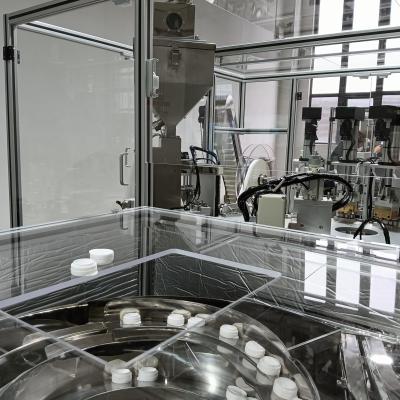 China Automated Desiccant Filling Machine Customized Vibrating Plate Noise Isolation Plate for sale