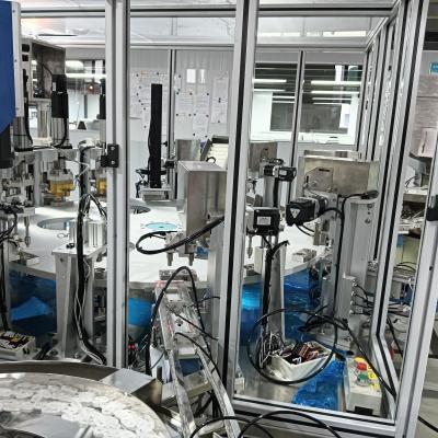 China Automated Ultrasonic Film Lid Welding Machine With Testing Station After Each Station To Ensure Product Qualification Rate for sale