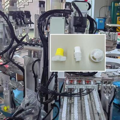 China Non-standard Automated Cap Screwing Machine Vibrating Disk Feeding Divided Into Directions Turntable Type Operation for sale
