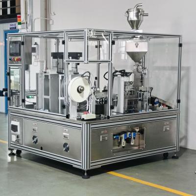China Stainless Steel Automatic Desiccant Cap Filling Machine with PLC Control for sale