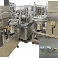 China Fully Automatic PE PP Infusion Peel-Foil Cap Assembly Machine With Servo Motor And Indexing Drive for sale