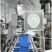 China Customized Duck-tongue Cap Automated Filling Machine Fed By Vibrating Tray Accurate Positioning Filling for sale