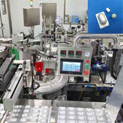 China Qualified Product With Servo Motor Medical Product Assembly Machine For Iodophor Cap And Disinfection Cap With Stainless Steel And Aluminum Alloy for sale