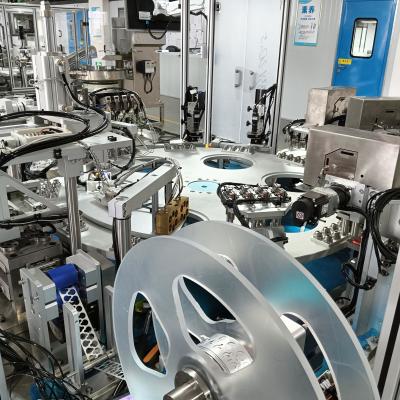 China Automated Film Cover Assembly Machine With Die Punching Mechanism High Efficiency for sale