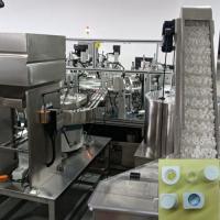 China Ten Cavities Automatic Detection Stainless Steel And Aluminium Alloy Heli Milk Cap Assembly Machine for sale