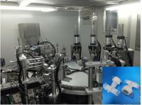 China Servo Mechanism IV Soft Bag Caps And Ports Welding Machine for sale