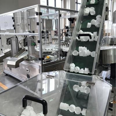 China Automated Assembly Machine For Laundry Lids PLC Control Display Operation Faults Will Be Displayed for sale