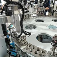 China Index Motion 8-cavity Automated Milk Cap Assembly Machine Stable Operation Accurate Positioning for sale