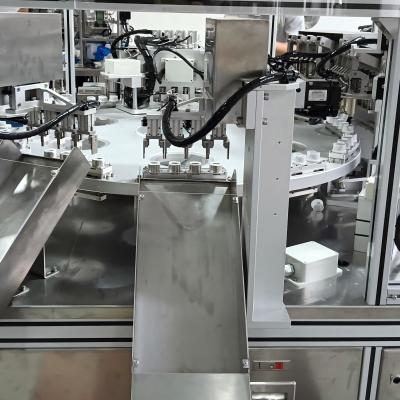 China Automated  Infusion Film Assembly Machine For Laminating Lids for sale