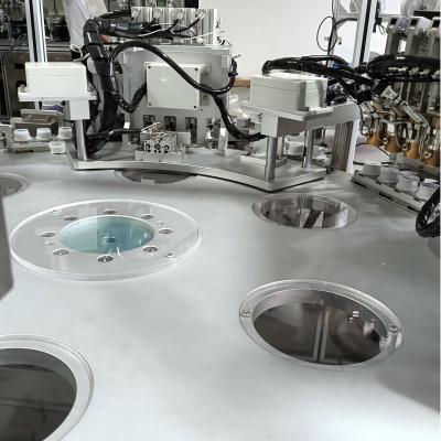 China Automated Infusion Film Cap Assembly Machine Operated By One Person Labor Saving for sale