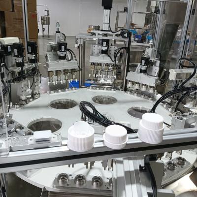 China Non-Standard Customized Laundry Detergent Bottle Cap Automatic Cap Screwing Machine With Servo Motor for sale