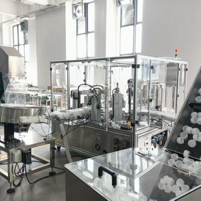 China Emergency Stop Button Washing Liquid Screwing Machine Sliver Color for sale