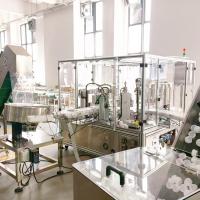 China Washing Liquid Cap Assembly Of PLC Control System And Touch Screen HMI Operation for sale
