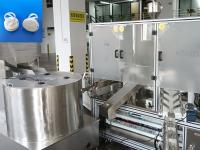 China Automatic Silica Gel Desiccant Cap Filling Sealing  Assembly Machine With Desiccant Supply Bin Which Can Protect Desiccant From Moisture And Pollution for sale