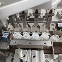 China Automatic Silica Gel Desiccant Cap Filling Sealing  Assembly Machine With Desiccant Supply Bin Which Can Protect Desiccant From Moisture And Pollution for sale
