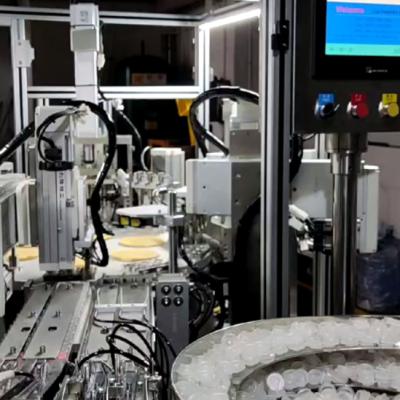 China Touch Screen CRC Cap Assembly Machine with PLC Control for sale