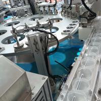 China Automated urine cup assembly machine, compatible with feeding elevators and connectable to injection moulding machines, enhances product assembly efficiency and reduces labour requirements. for sale