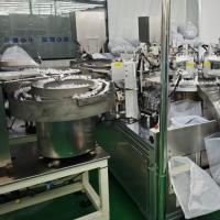 China Fully Automatic Infusion Cap Assembly Machine with 4000-12000 Caps Per Hour Vibration Disc Infeed and Flat Welding Surface for sale