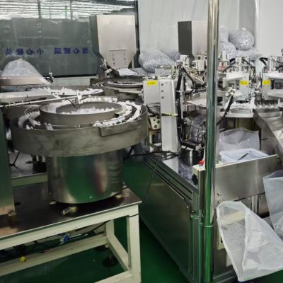 China Fully Automatic Infusion Cap Assembly Machine with 4000-12000 Caps Per Hour Vibration Disc Infeed and Flat Welding Surface for sale