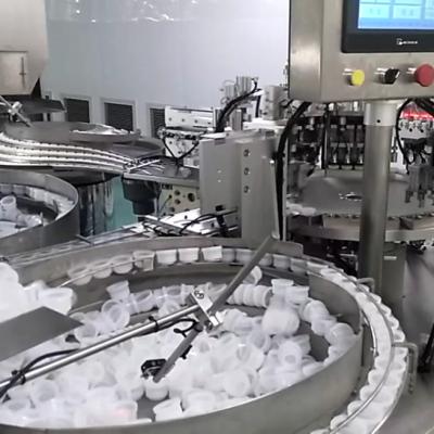 China Automatic Euro Cap Assembly Machine with Touch Screen Operation Pneumatic Power and Automatic Inspection for Pharmaceutical Use for sale