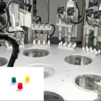 China Automatic Jelly Cap Assembly Machine with 100% Inspection Emergency Stop Button and Safety Sensors for Laundry Detergent Caps for sale