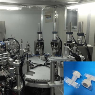 China High Efficiency Medical Product Assembly Machine with 98% Operation Rate and 2500-8000pph Production Speed for IV Soft Bag Caps and Ports for sale