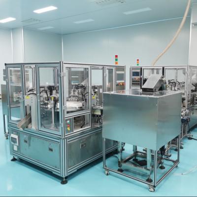 China Automatic Desiccant Cap Assembly Machine with 1500-8500pcs/hr High Efficiency and 98% Qualified Rate for sale