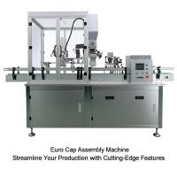 China Euro Cap Assembly Machine with AC380V Power Source 50Hz Frequency and 8000-15000pcs/hr Production Speed for sale