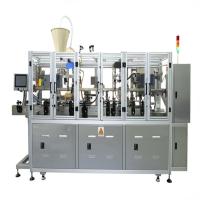 China Automatic Euro Cap Assembly Machine with 99% Qualified Rate 95% Operation Rate and 8000-15000pcs/hr Production Efficiency for sale