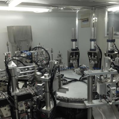 China High Speed Medical Product Assembly Machine for IV Soft Bag Caps and Ports Welding with 2500-8000pph and 98% Operation Rate for sale