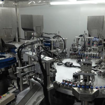 China Fully Automatic IV Bag Spike Ports Assembly Machine with 99% Qualified Rate and 8000-15000pcs/hr Speed for sale