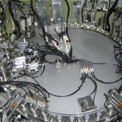 China Fully Automated IV Bag Spike Ports and Injection Ports Assembly Machine with Emergency Stop Button ISO GMP Compliant 8000-15000pcs/hr for sale