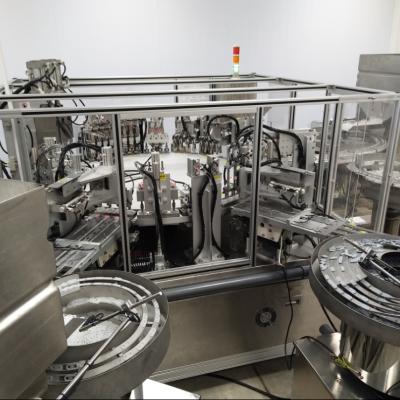 China Euro Cap Assembly Machine with 4000-12000 Caps per Hour, 99% Qualified Rate, and PLC Control System for Automatic Infusion Cap Assembly for sale