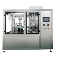 China Automatic IV Bag Spike Ports and Injection Ports Assembly Machine with PLC Control System and Stainless Steel Construction for 8000-15000pcs/hr Production for sale