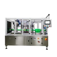 China Automatic Euro Cap Assembly Machine with PLC Control Touch Screen, Stainless Steel Construction for 1500-8500pcs/hr Infusion Cap Production for sale
