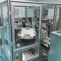 China PLC Controlled Desiccant Cap Assembly Machine with 99% Qualified Rate and Automated Silica Gel Filling for sale