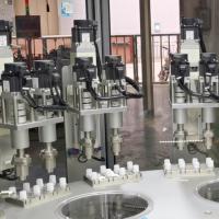 China Automatic Screwing Machine with 99% Production Efficiency PLC Control System and Photoelectric Sensor Detection for Cap Assembly for sale