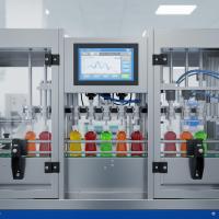China High-Speed Production Jelly Cap Screwing Machine with Touch Screen Operation and Adjustable Speed for sale
