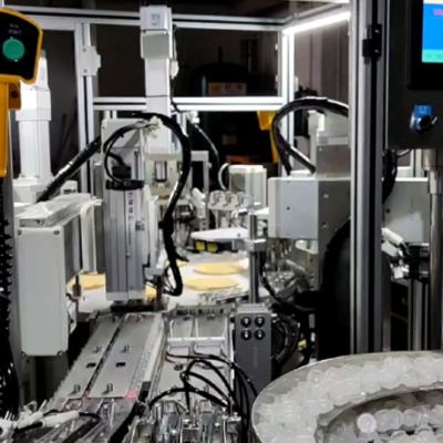 China Automated CRC Cap Assembly Machine with 99% Qualified Product Rate, PLC Control, and 1500-8500pcs/hr Speed for Desiccant Caps for sale
