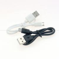 China Cheap Short 30cm 50cm 1m White Black Fast Charging 1A V8 Micro B to USB A Male Charger Cable for Power Bank Speaker Earphone for sale
