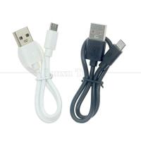 China Short 30cm 50cm 1m White Black Data Fast Charging 1A V8 Micro B to USB A Male Charger Cable for Android Phone Power Bank Speaker for sale