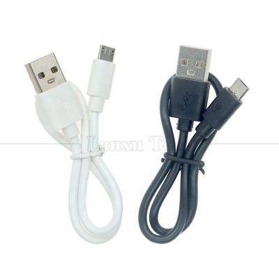 China Short 30cm 50cm 1m White Black Data Fast Charging 1A V8 Micro B to USB A Male Charger Cable for Android Phone Power Bank Speaker for sale