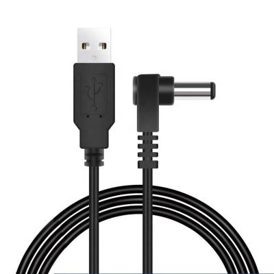 China Custom USB Male to Right Angle 5.5 X 2.1mm 2.5 3.5 1.35 Connector  Male DC Cable for sale