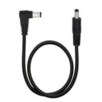 China 90 Degree Right Angle Male to Straight Male 5.5x2.1mm Barrel Jack DC Power Extension Cable for sale