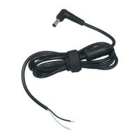 China CUSTOM 90 Degree Right Angel DC Barrel Jack Male Female to Open Pigtail DC Power Charger Cable for sale